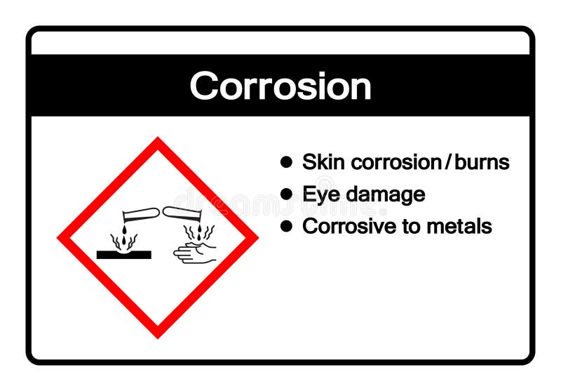 Corrosion Symbol Sign ,Vector Illustration, Isolate on White Background ... Corrosion Symbol Sign ,Vector Illustration, Isolate on White Background ...