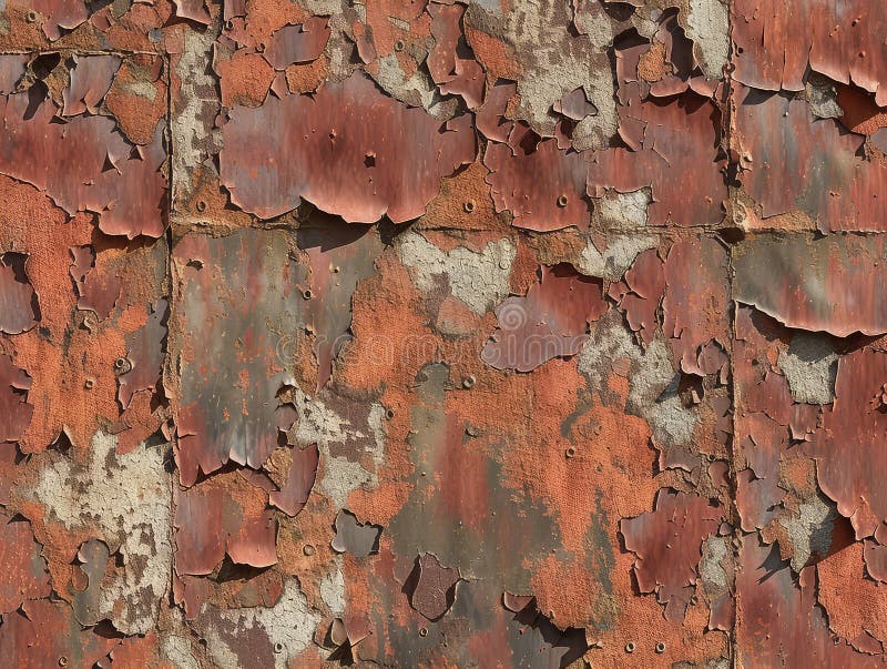 Corrosion and Visible Rust on the Weathered Metal Surface Stock ...