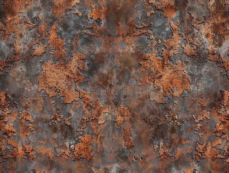 Corrosion and Visible Weathered Rust on the Metal Panel Stock ...