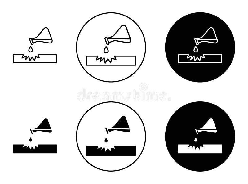Corrosive substance stock vector. Illustration of environment - 329454267