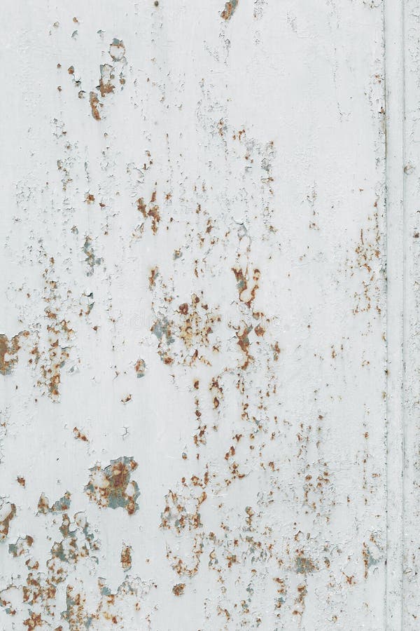 Corrosive White Metal Surface Stock Photo - Image of orange, metallic ...