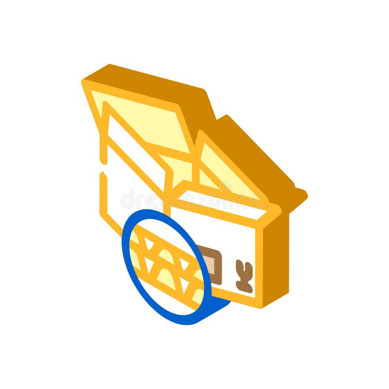 Corrugated Box Cardboard Packaging Isometric Icon Vector Illustration ...