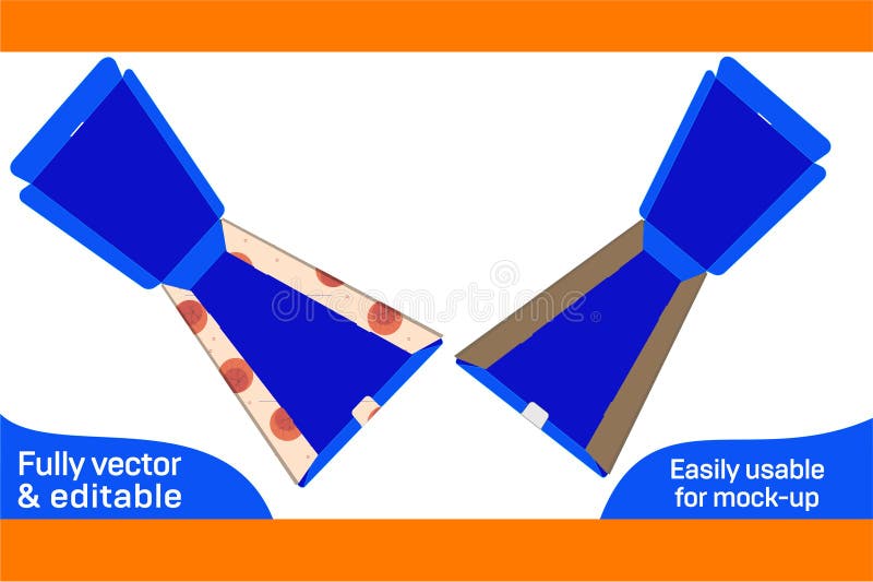 Corrugated Box or Two Roll End Mailer Box Dieline Template with 3D ... Corrugated Box or Two Roll End Mailer Box Dieline Template with 3D ...