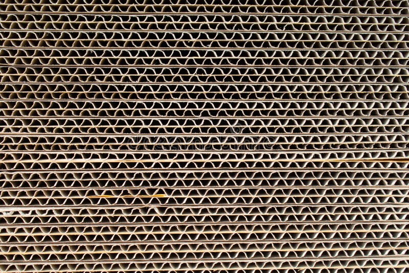 Corrugated Box Texture Pattern Image Stock Image - Image of flattened ...