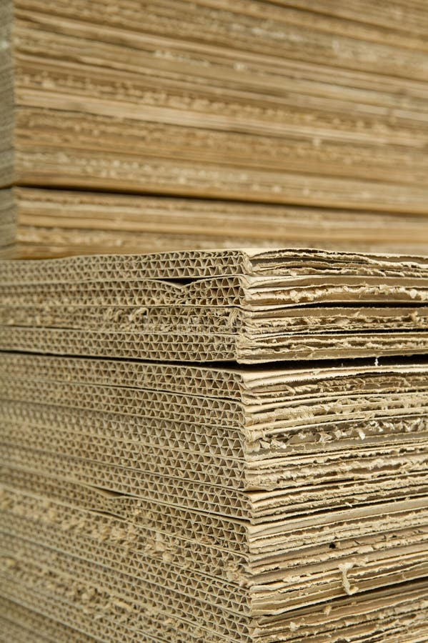 Corrugated cardboard stock photo. Image of cincled, brown - 38154244