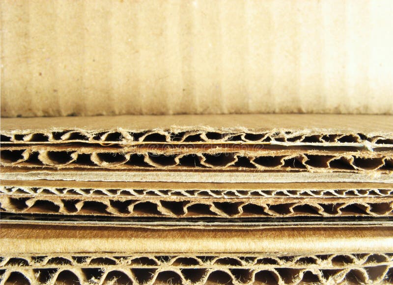 Corrugated cardboard stock image. Image of cardboard, corrugated - 8500517