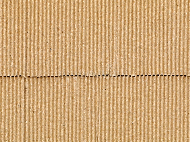 Corrugated Cardboard Texture Stock Image - Image of simple, sepia ...