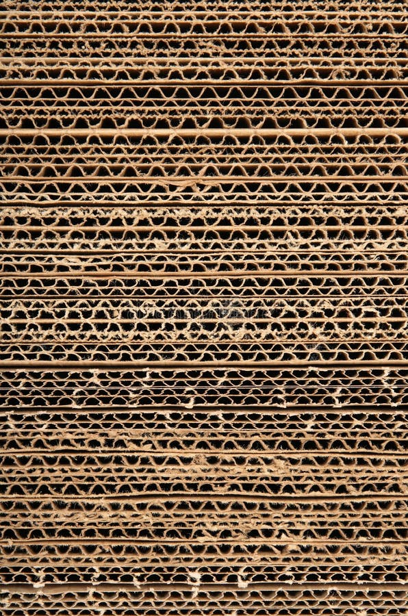 Corrugated Cardboard Texture Stock Photo - Image of pack, brown: 8231108