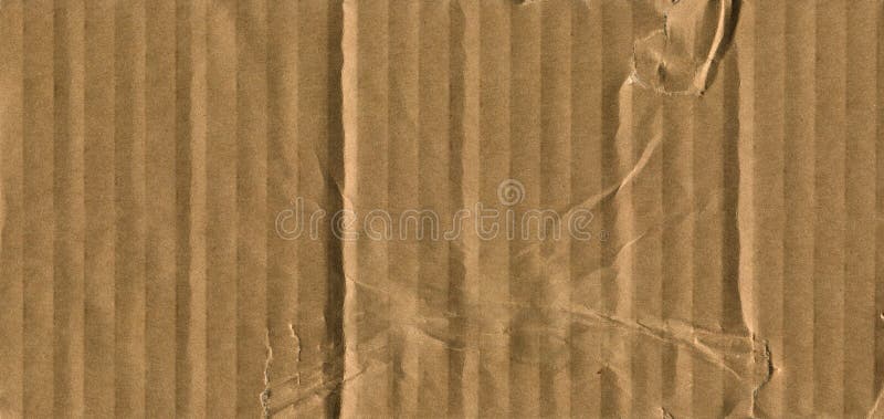 Corrugated Cardboard Texture Stock Image - Image of brochure, aged ...