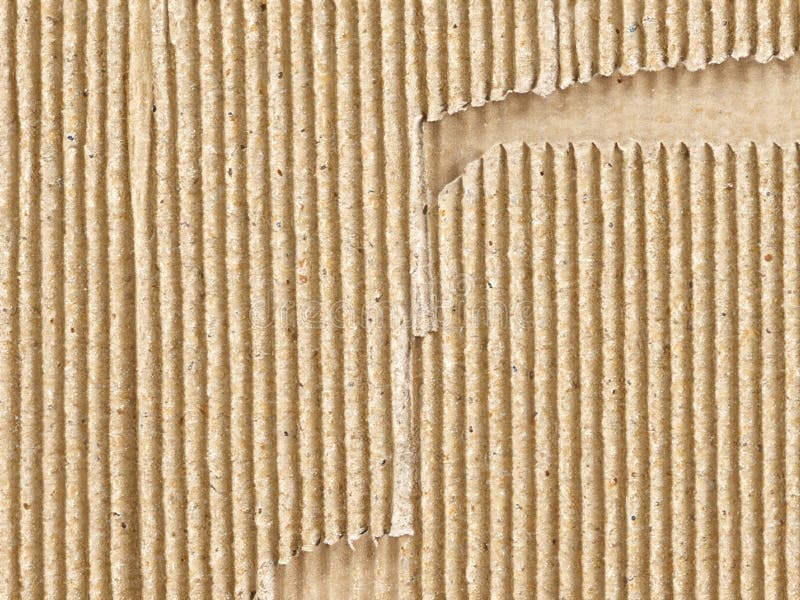 Corrugated Cardboard Texture Background Stock Image - Image of pattern ...