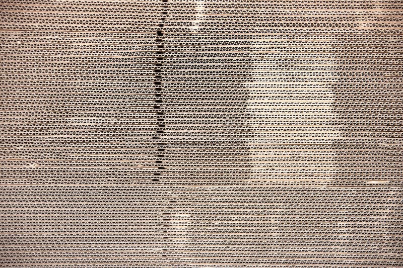 Corrugated Carton Texture, Side View, Design Element Stock Photo ...