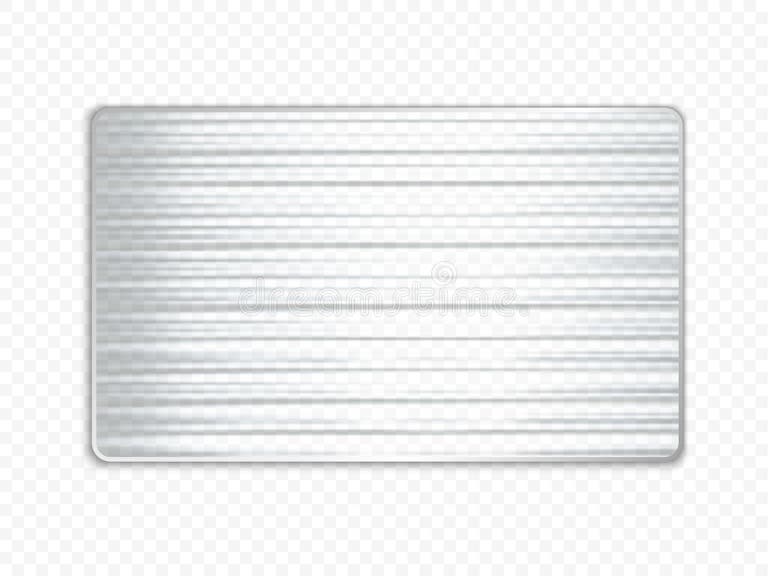 Corrugated Glass Rectangle Shape, Vector Transparent Overlay Effect ...