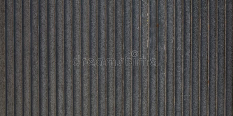 Corrugated Metal Dark Grey Sheet Background Gray Slide Door Gray Roller ...