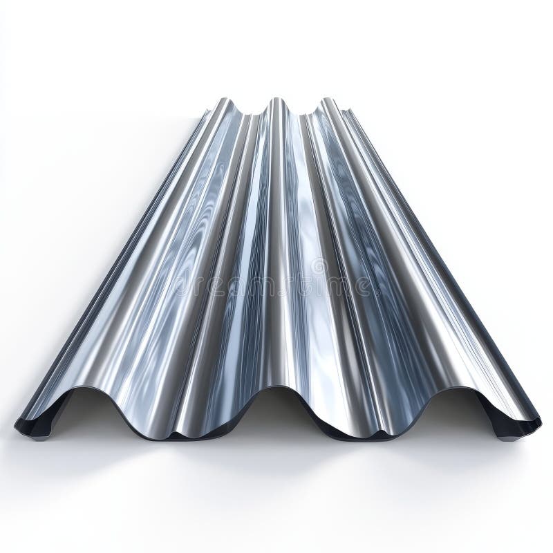 Corrugated Metal Roof Panel Isometric Icon Roofing Sheet Stock Photos ...