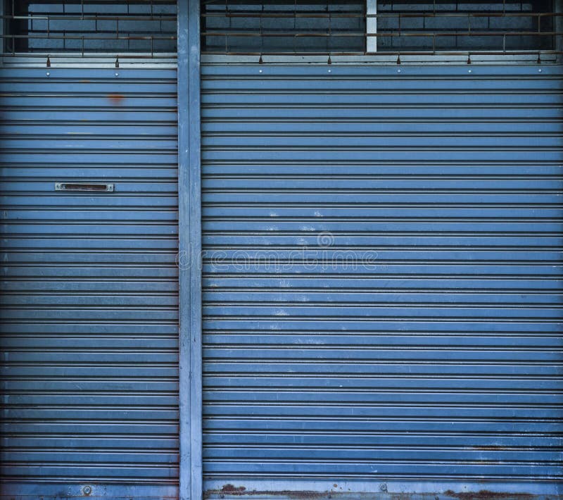 Corrugated Metal Sheet,Slide Door ,Roller Shutter Texture Stock Image ...
