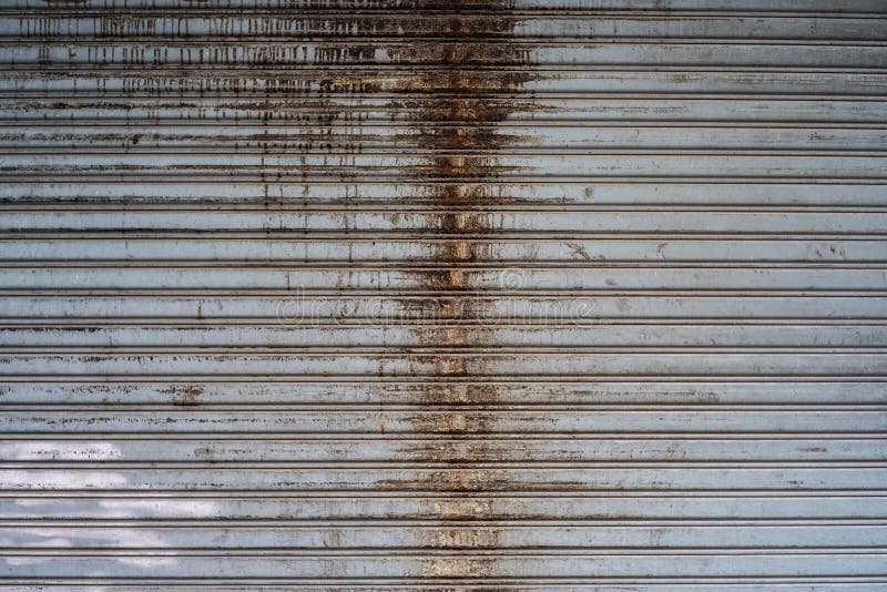 Corrugated Metal Sheet,Slide Door ,Roller Shutter Texture Stock Image ...
