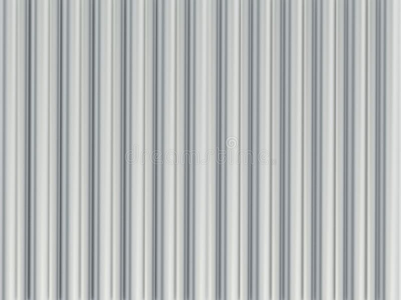 Corrugated Metal Sheet Texture. 3D Illustration Stock Illustration ...
