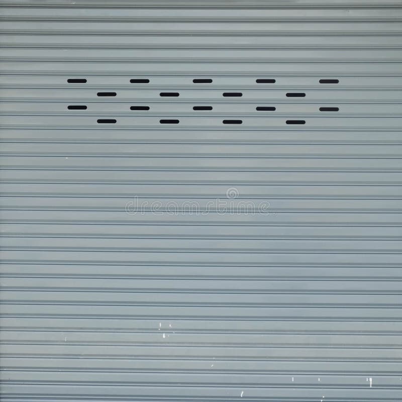 Corrugated Metal Sheet,white Slide Door ,roller Shutter Texture Stock ...
