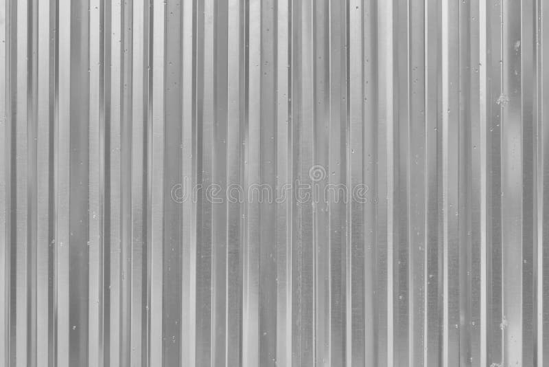 Corrugated Metal Silver Fence Steel Abstract Pattern Texture Grey ...
