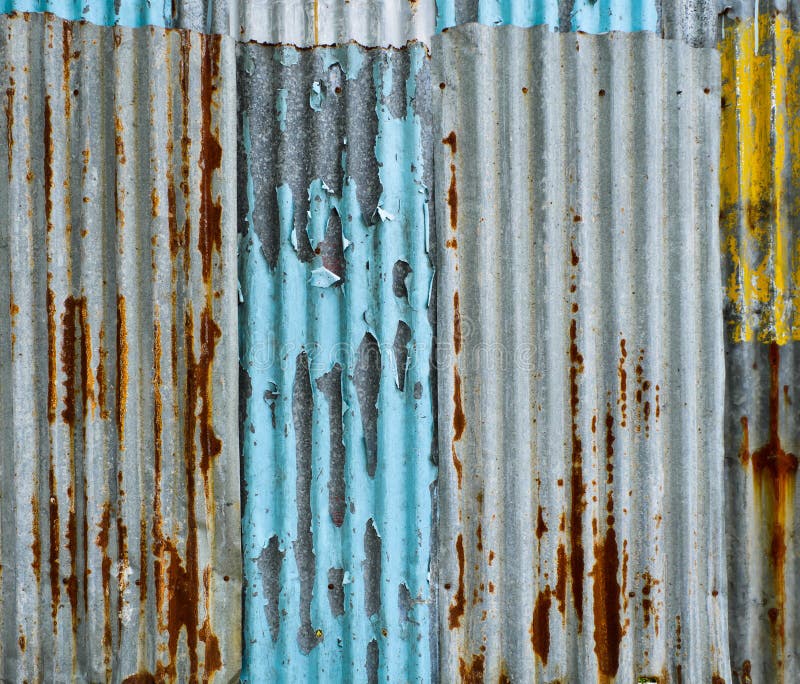 Corrugated iron background stock photo. Image of metal - 18459216