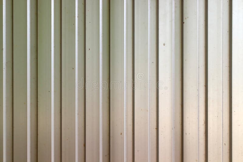 Corrugated Metal Wall, Light Reflection, Classic, Functional Stock ...