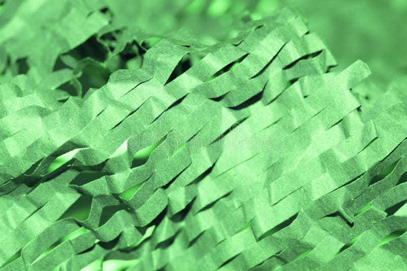 Corrugated Packaging Card Abstract Textured Green Ridged Paper ...