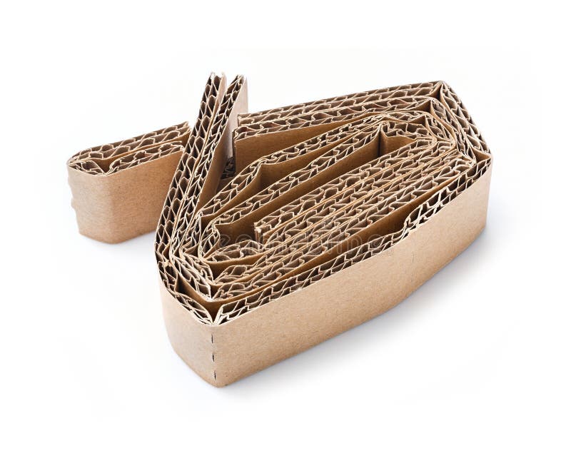 Corrugated Paper stock photo. Image of rolled, corrugated - 66212388