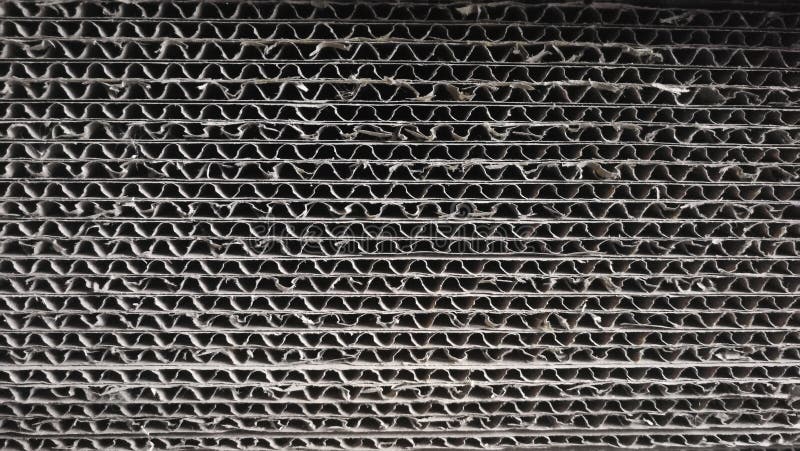 Corrugated Paper, Packaging Material Made from Layers of Thick Paper ...