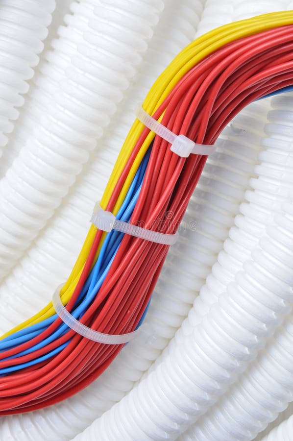 Cables and Corrugated Cable Casing Pipes for Electrical, Computer and ...