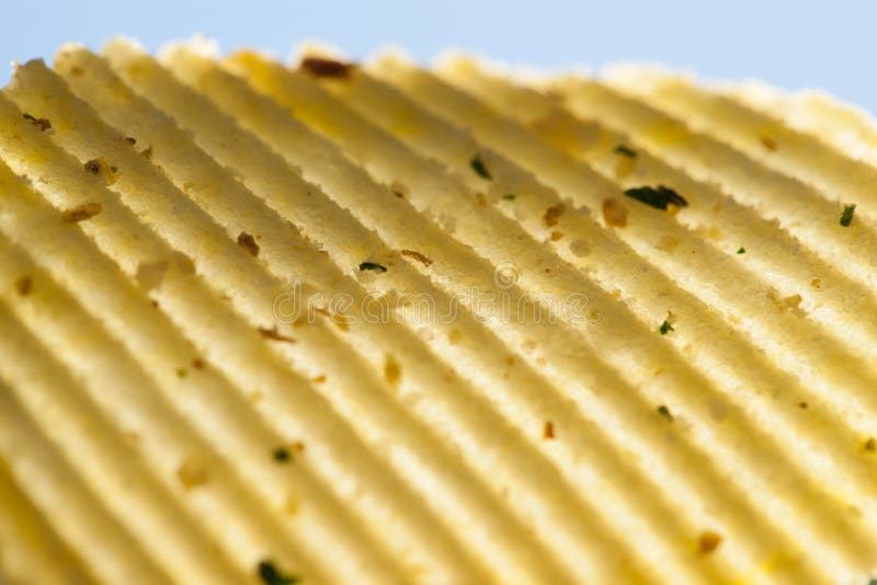 Corrugated potato chip stock image. Image of organic - 25843605