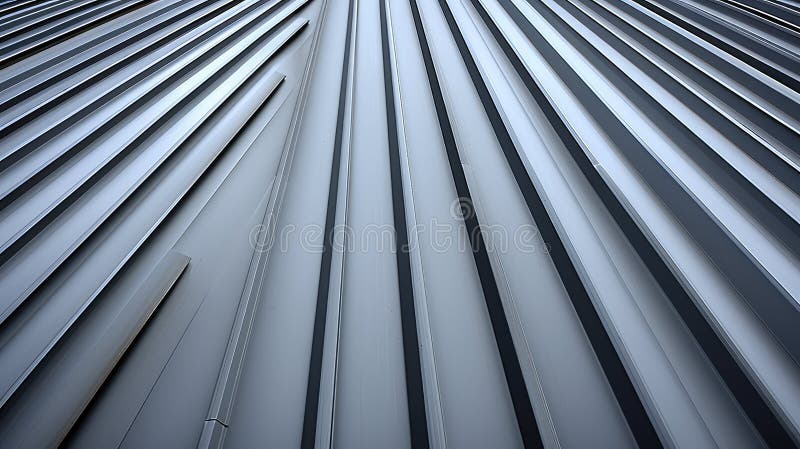 Corrugated roofing texture stock illustration. Illustration of metal ...