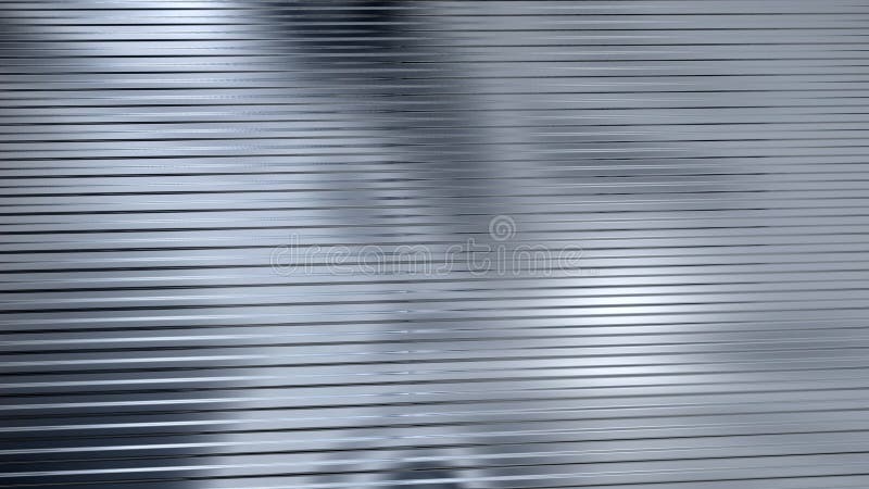 Corrugated Sheet Metal, Reflecting Light Stock Illustration ...