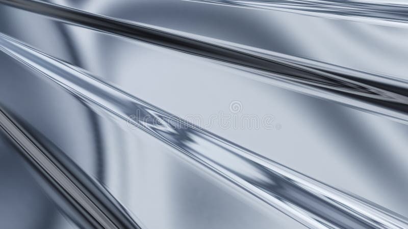 Corrugated Sheet Metal, Reflecting Light Stock Illustration ...