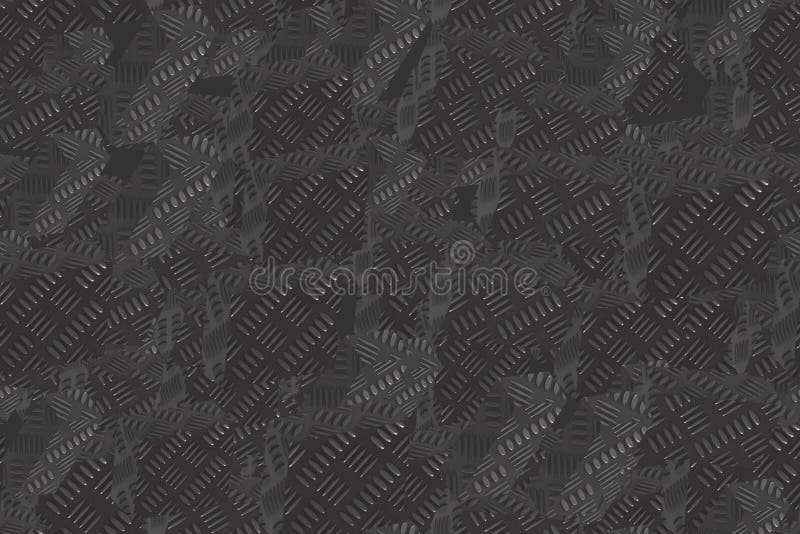 Corrugated Steel Seamless Pattern, 3D Illustration Background Stock ...