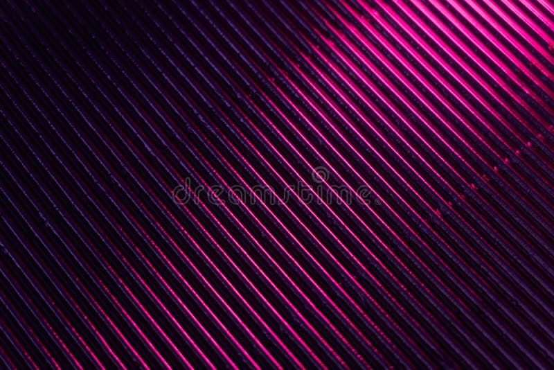 Corrugated Texture Neon Light Background Pink Glow Stock Photo - Image ...
