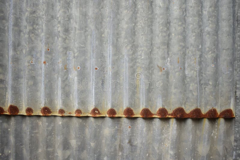Corrugated Zinc Metal Sheet, Rusty Zinc Pattern Stock Photo - Image of ...
