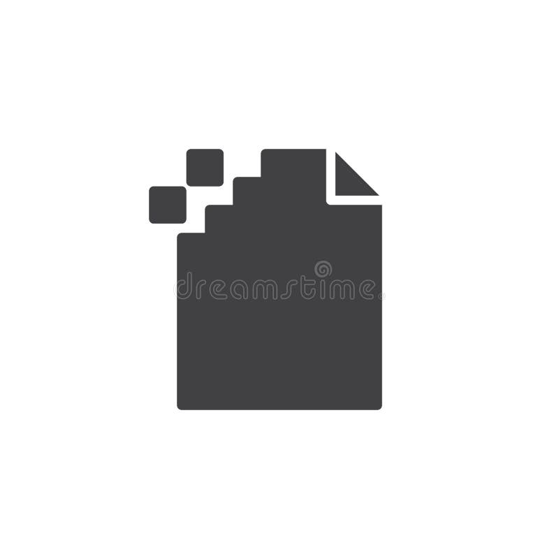 File Corrupt Isolated Vector Icon Which Can Easily Modify or Edit Stock ...