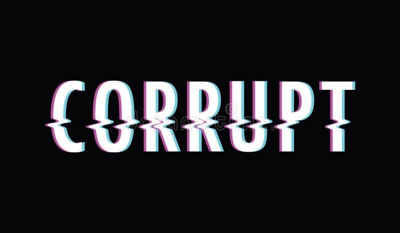 Abstract Corrupt Or Glitch Background Stock Vector - Illustration of ...