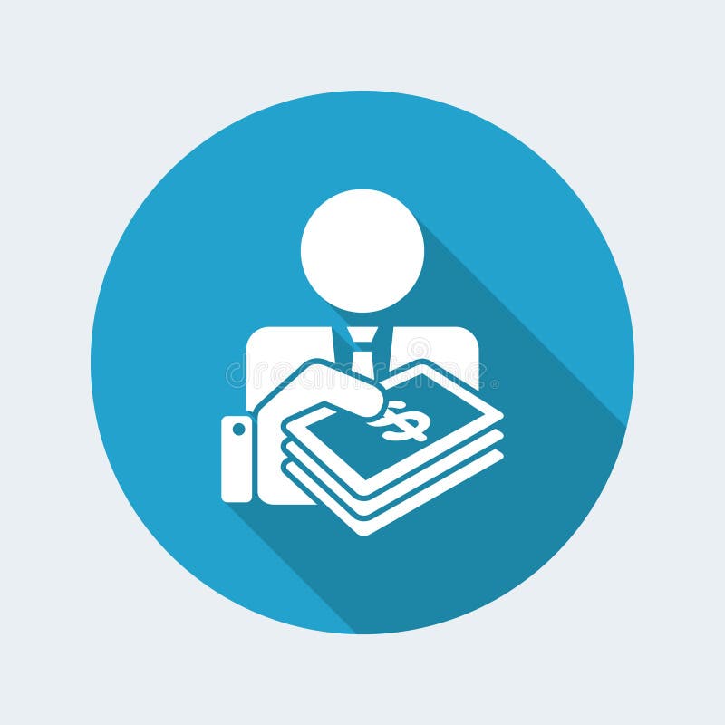 Corrupt official - Dollars stock vector. Illustration of bribery ...