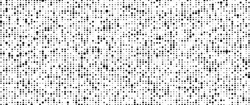 Corrupted Code. Vector Halftone Texture. Cybernetic Futuristic ...