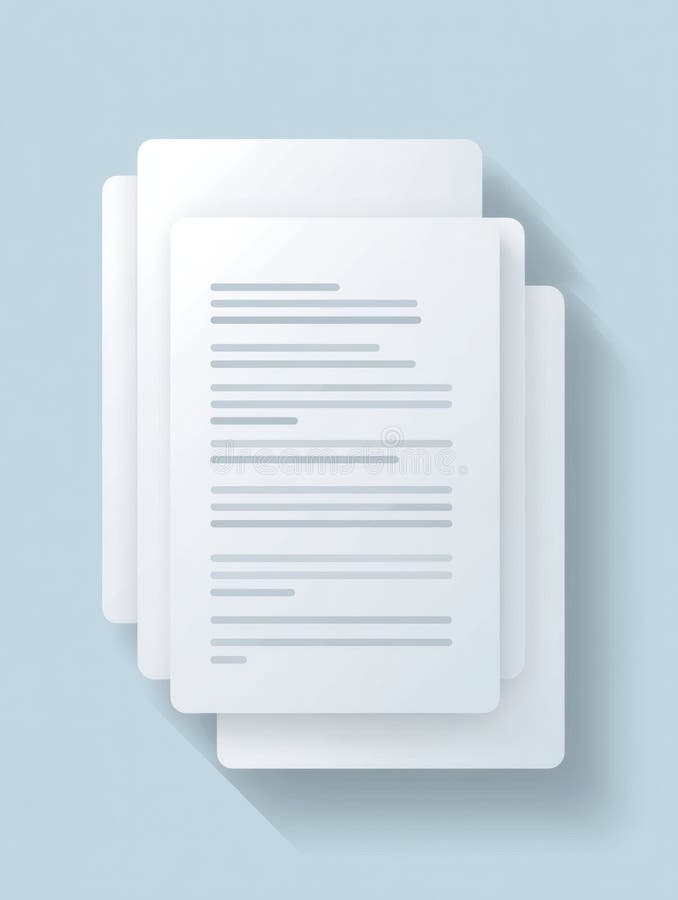 Corrupted File Thumbnail Illustration with Static Effects and Faded ...