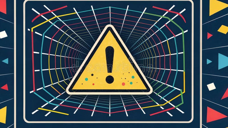 Corrupted Frame a Distorted Frame Filled with Lines of Static. at the ...