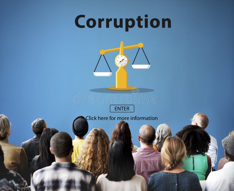 Corruption Bribe Cheat Illegal Money Finance Concept Stock Photo ...