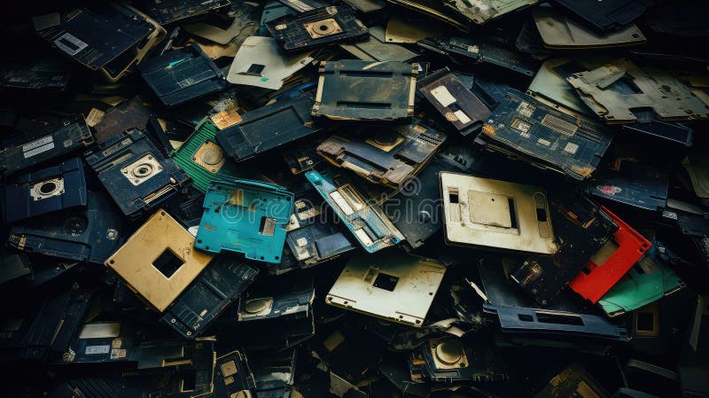 Corruption broken data stock illustration. Illustration of ...