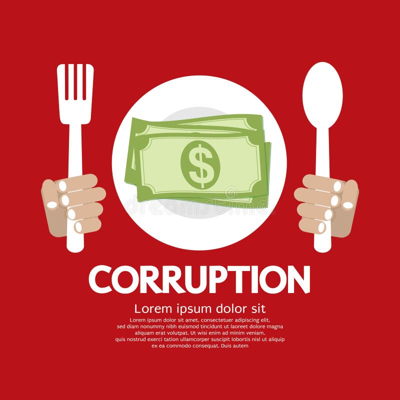 Corruption and Justice stock vector. Illustration of direction - 24316808