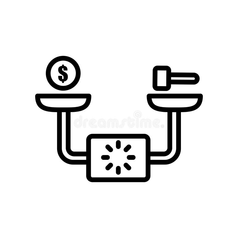 Corruption Icon Vector Sign and Symbol Isolated on White Background ...