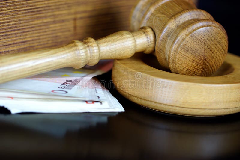 Corruption in Justice stock image. Image of hammer, goddess - 88777689