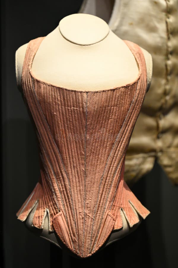 Corset Reinforced with Whalebone 18th Century Stock Photo - Image of ...