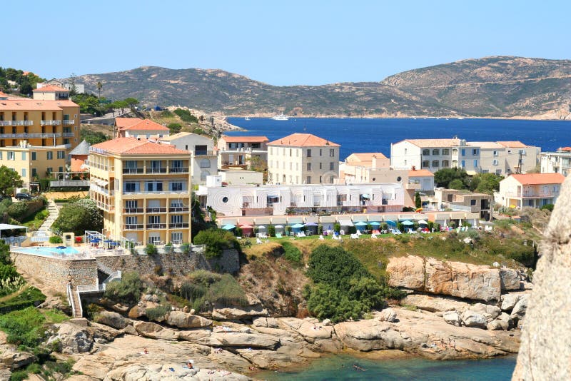 Corsica Hotel. stock photo. Image of vacation, water - 21681752
