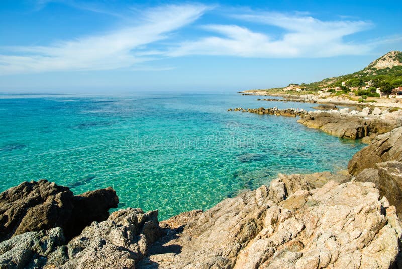 Corsica water (France) stock image. Image of mediteranean - 10430889